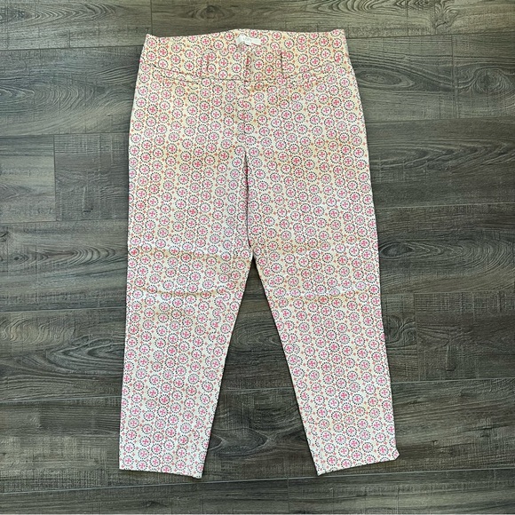 LOFT | Pants & Jumpsuits | Loft Charmed Basketweave Cotton Riviera ...